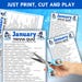 January Trivia Game, Winter Trivia Quiz, Winter Season Game, Holiday ...