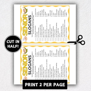 Senior Slogans Game, Senior Party Games, Riddle Quiz, Games for Senior ...