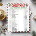 Christmas Around the World Game, Printable Christmas Game, Translate ...