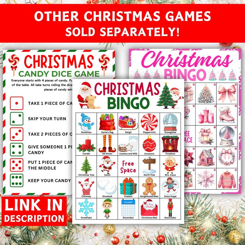 Christmas Scavenger Hunt, Indoor Treasure Hunt, Printable Christmas ...