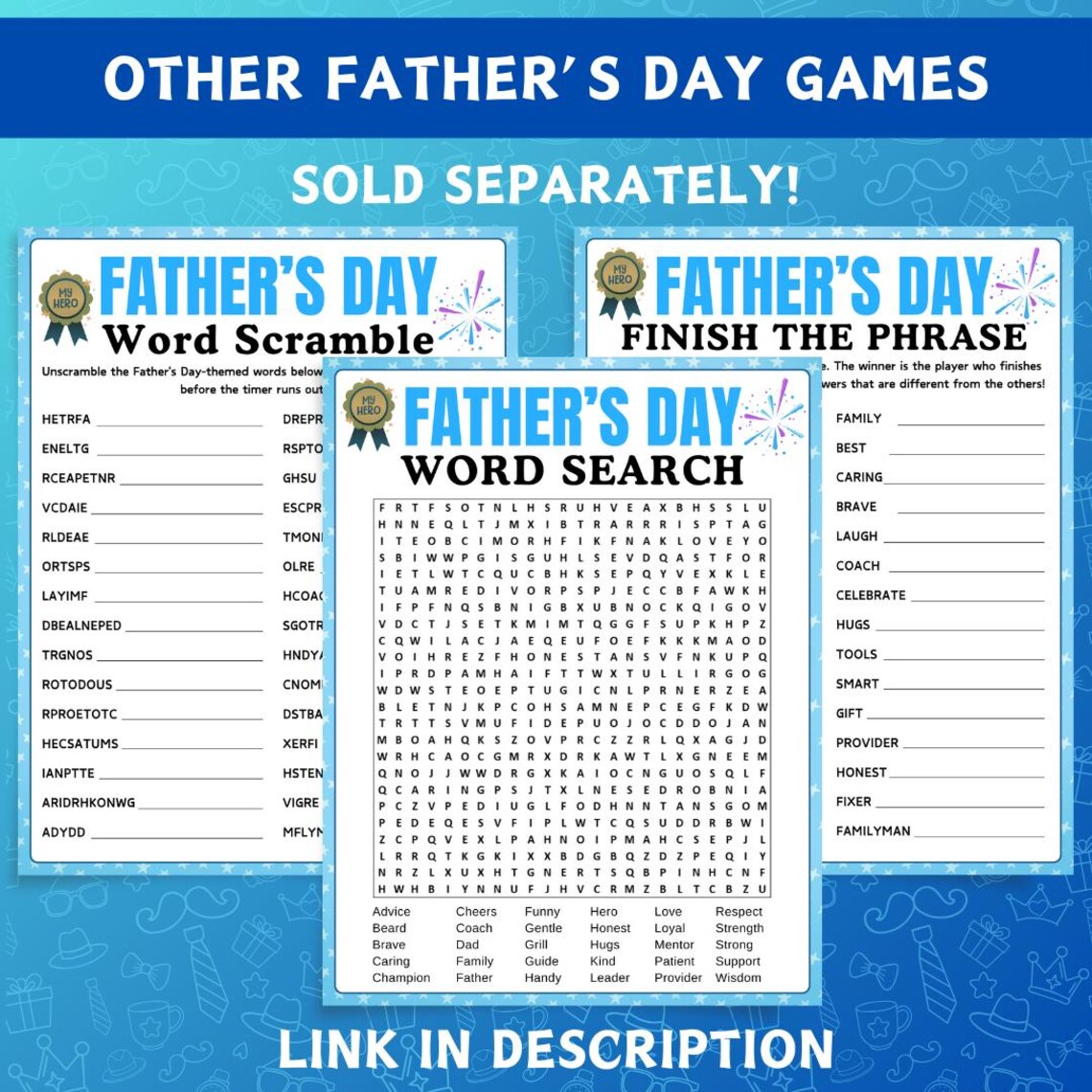 True or False Father's Day Game, Fathers Day Trivia Quiz, True or False ...