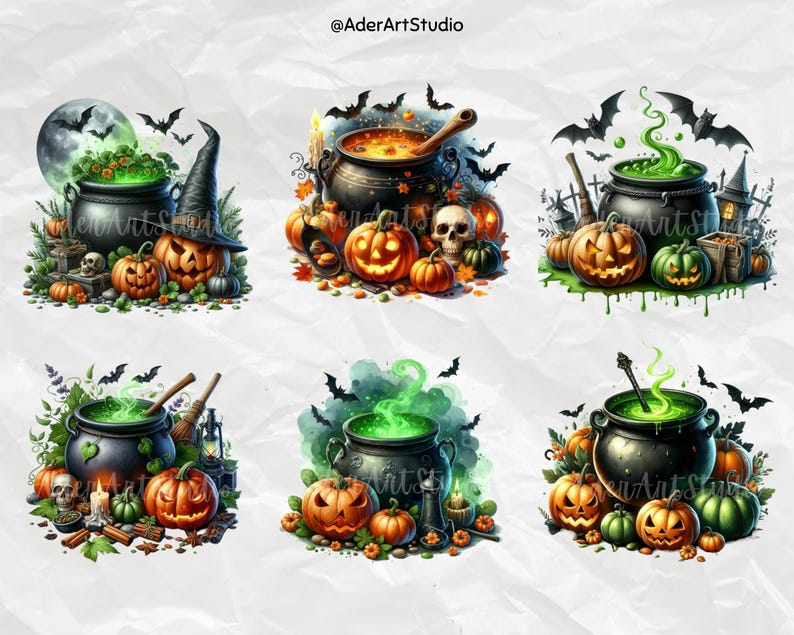 Halloween Witch Cauldron Clipart, Witches Cauldron Clipart, Cauldron ...