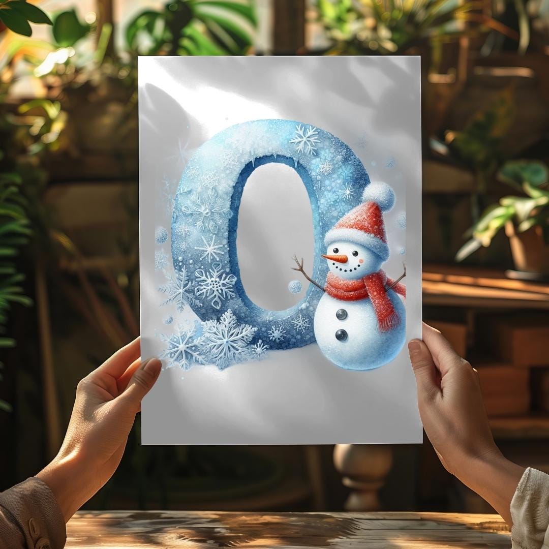 Christmas Alphabet and Numbers Clipart Bundle, Christmas Letters ...