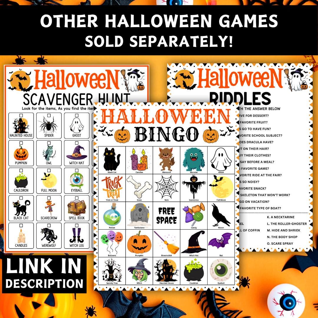 Halloween Superstitions Trivia Game, Halloween Trivia Quiz, Printable ...