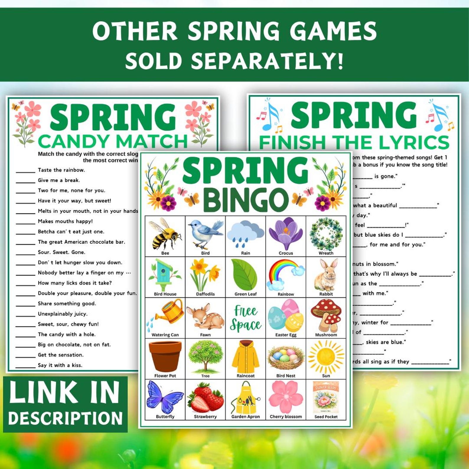 Spring Riddle Game, Printable Spring Trivia Game, Riddle Quiz, Senior ...