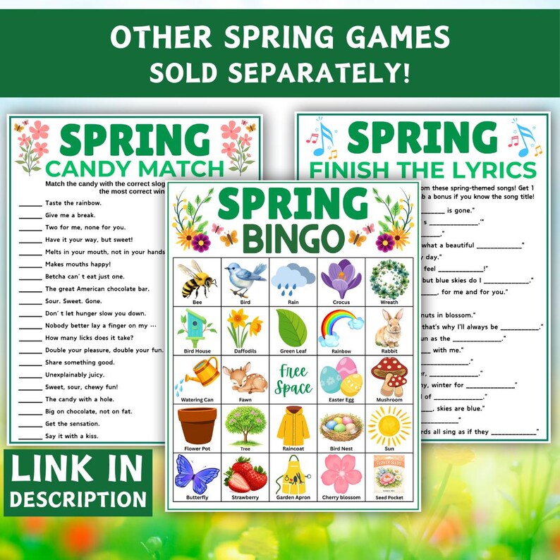 Spring Riddle Game, Printable Spring Trivia Game, Riddle Quiz, Senior ...
