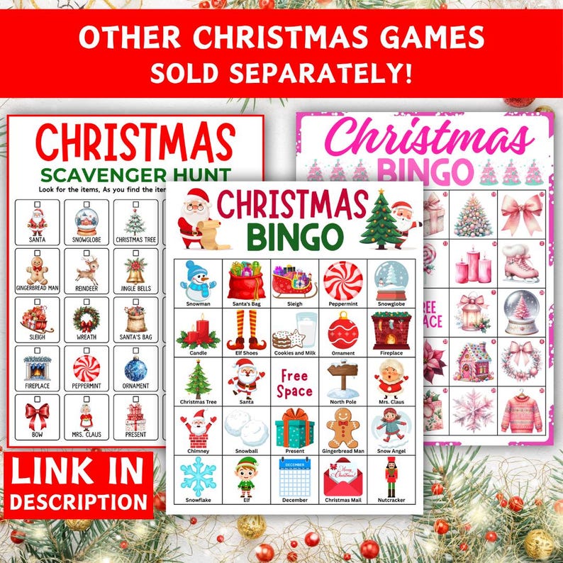 Christmas Lights Scavenger Hunt Game, Family Christmas Activity ...