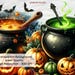 Halloween Witch Cauldron Clipart, Witches Cauldron Clipart, Cauldron ...