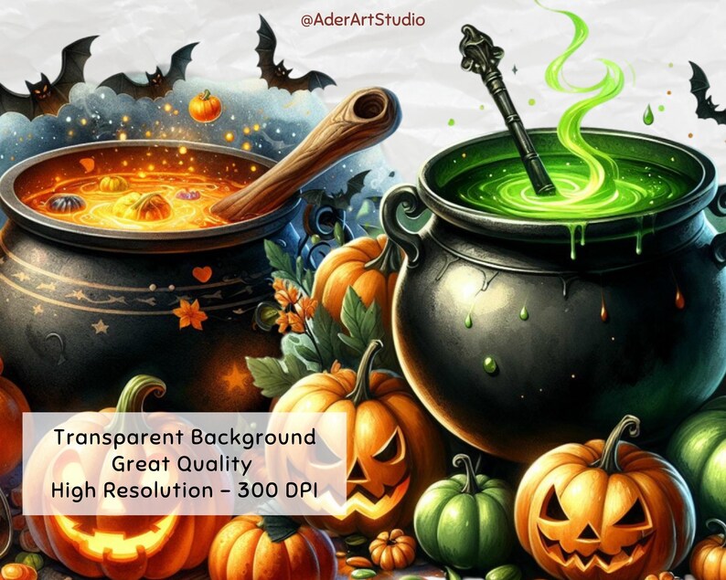 Halloween Witch Cauldron Clipart, Witches Cauldron Clipart, Cauldron ...
