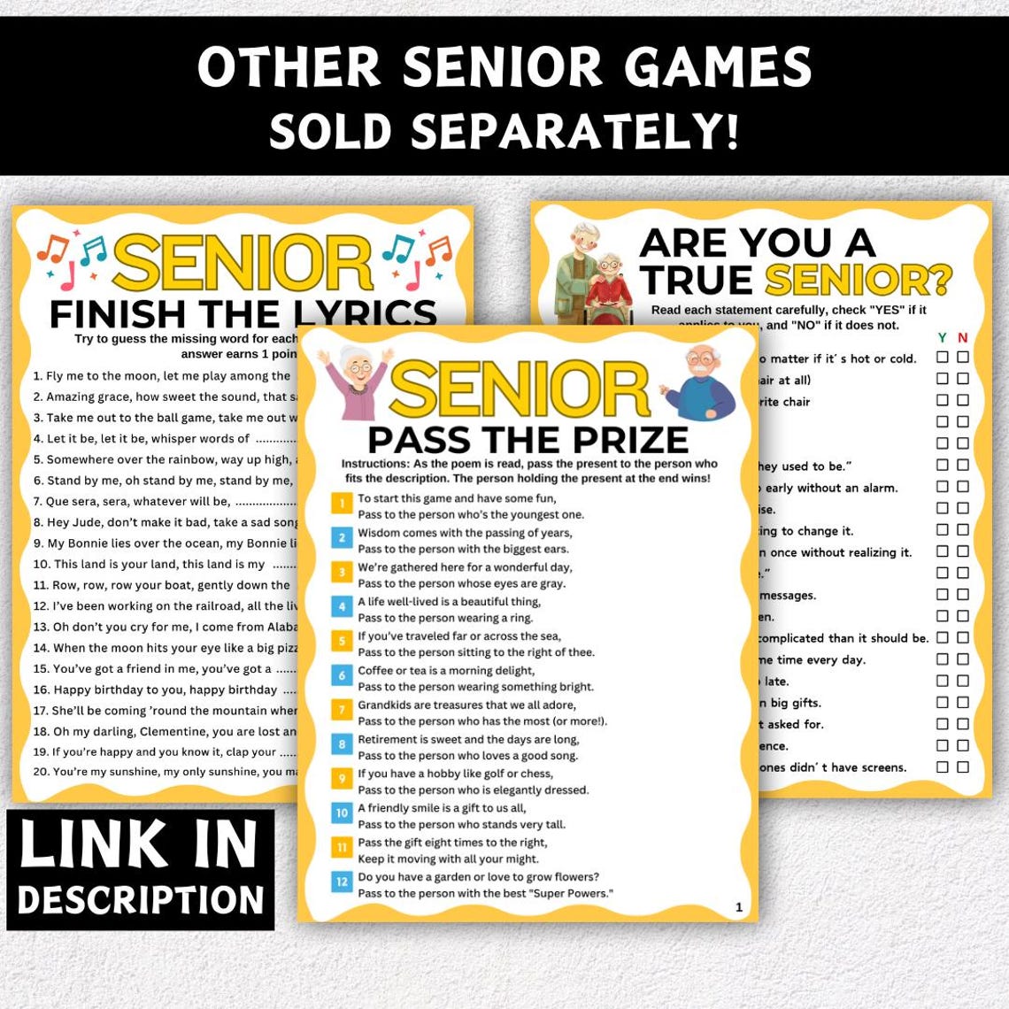 Senior Slogans Game, Senior Party Games, Riddle Quiz, Games for Senior ...