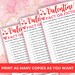 Valentine's Day Fact or Fiction Game, Printable Trivia Party Game ...