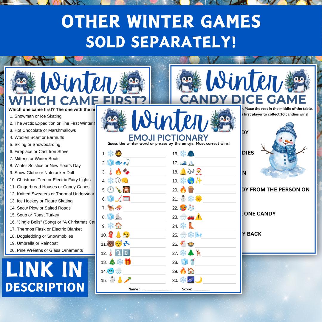 Snowman Riddles Game, Riddle Me This, Printable Winter Activities ...