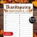 Thanksgiving Gratitude A - Z Game, Thanksgiving Printable Games ...