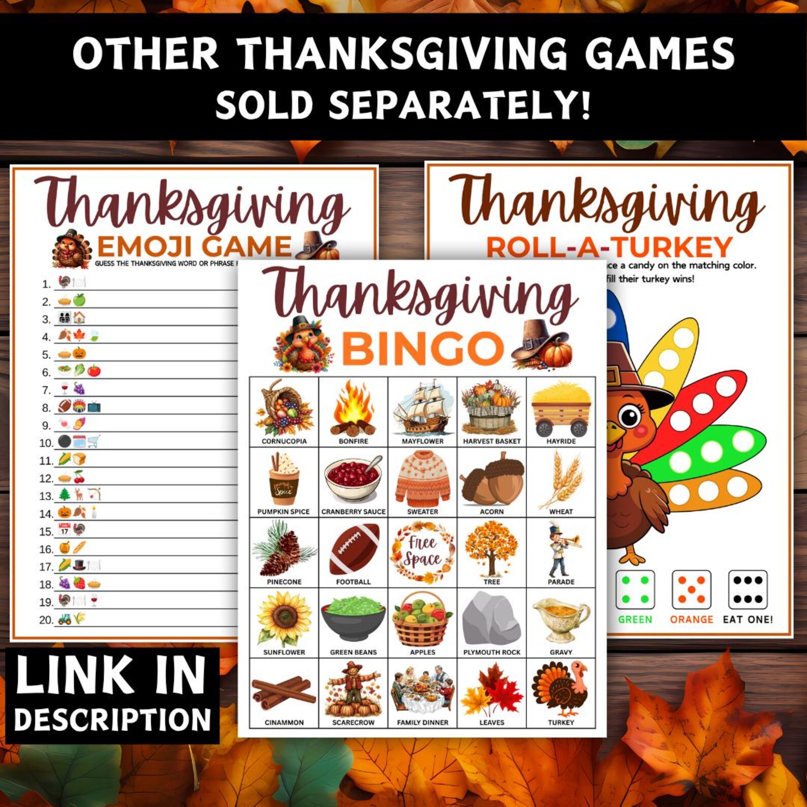 Thanksgiving Gratitude A - Z Game, Thanksgiving Printable Games ...