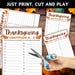 Thanksgiving Gratitude A - Z Game, Thanksgiving Printable Games ...