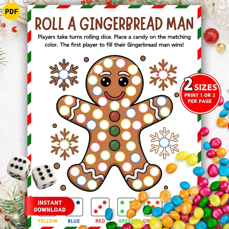 Dice Gingerbread - Etsy