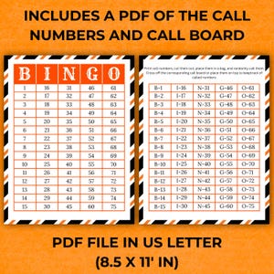 100 Halloween Bingo Cards, Halloween Party Game, Halloween Bingo ...