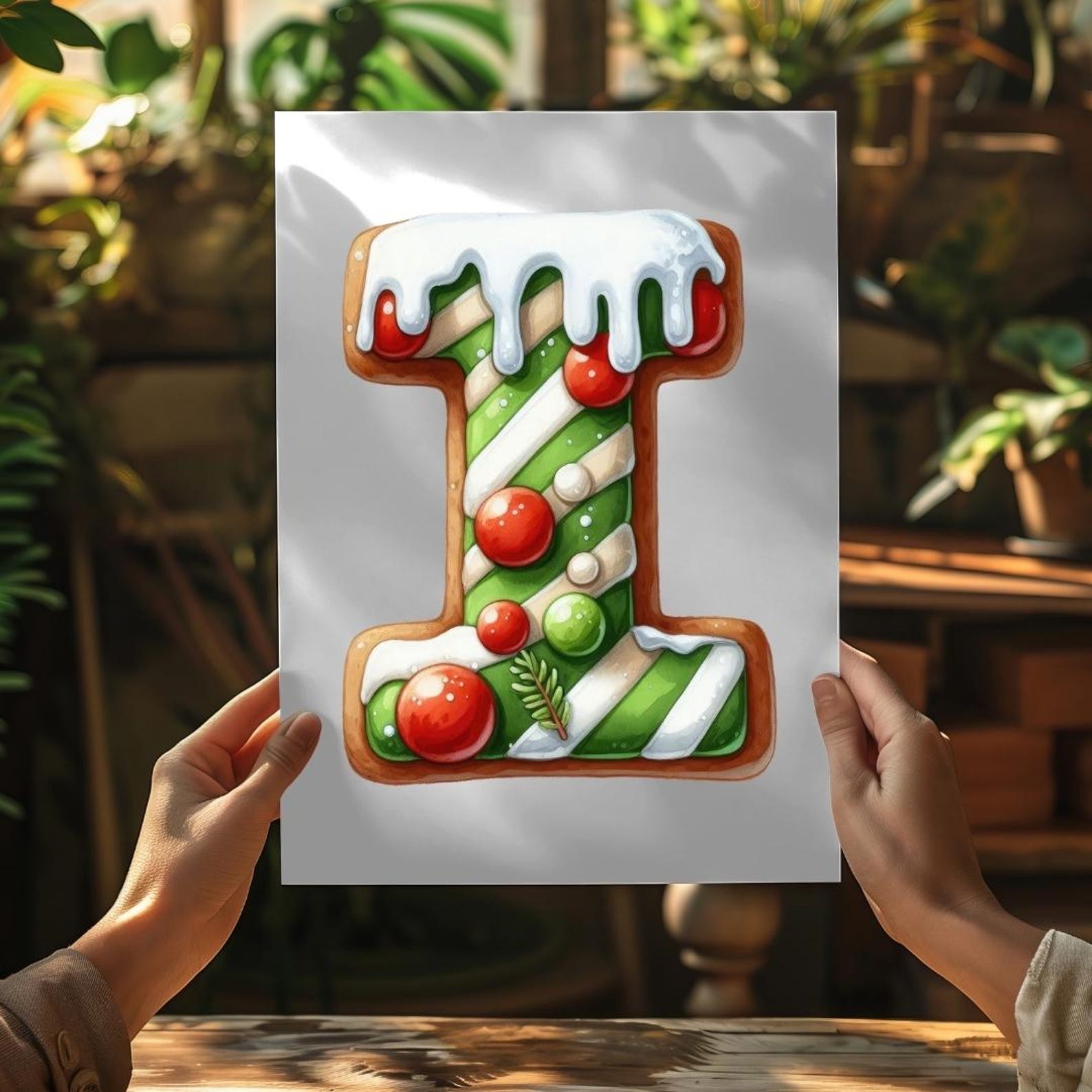 Christmas Gingerbread Alphabet Clipart Bundle, Alphabet Clipart ...