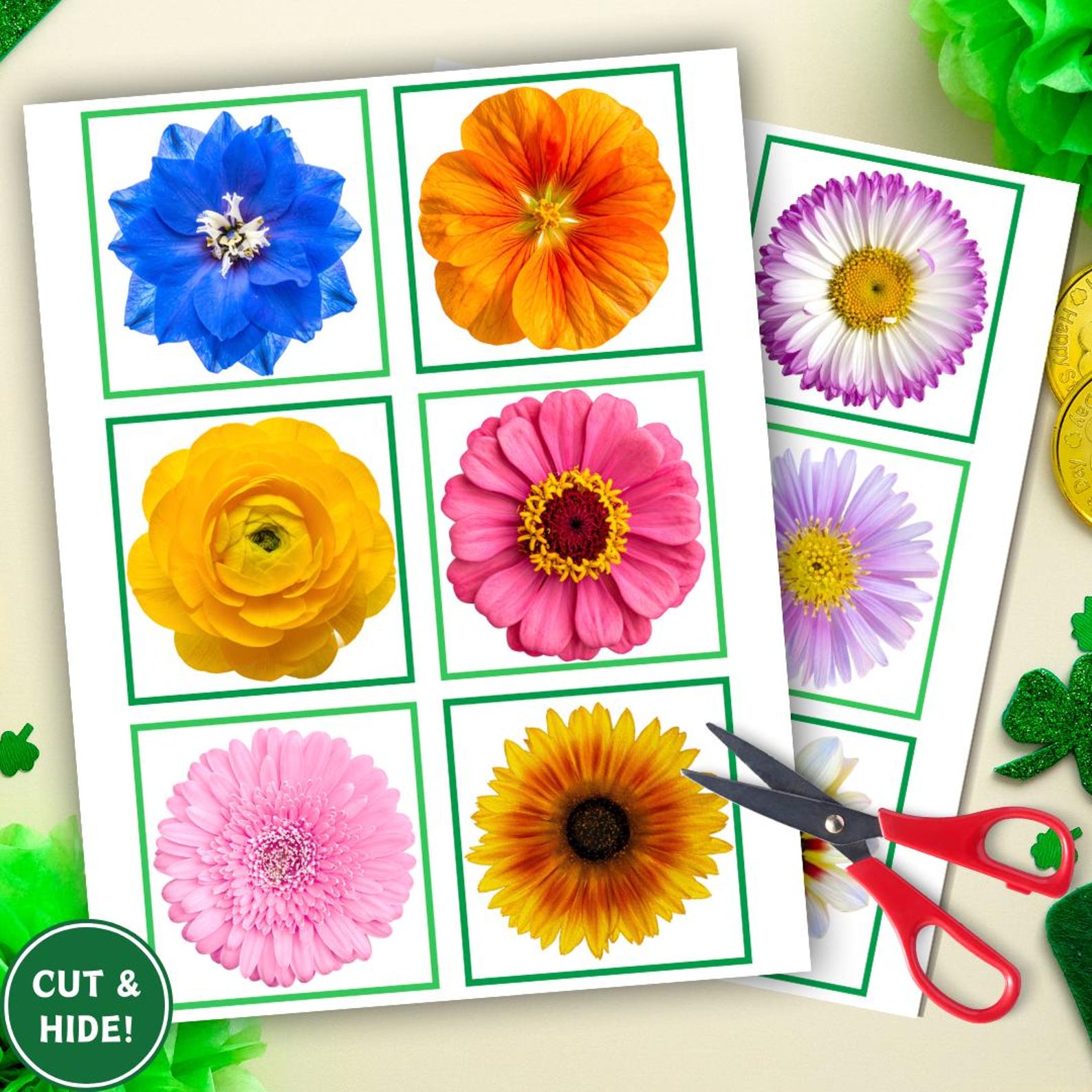 Spring Scavenger Hunt, Flowers Scavenger Hunt, Printable Spring Games ...