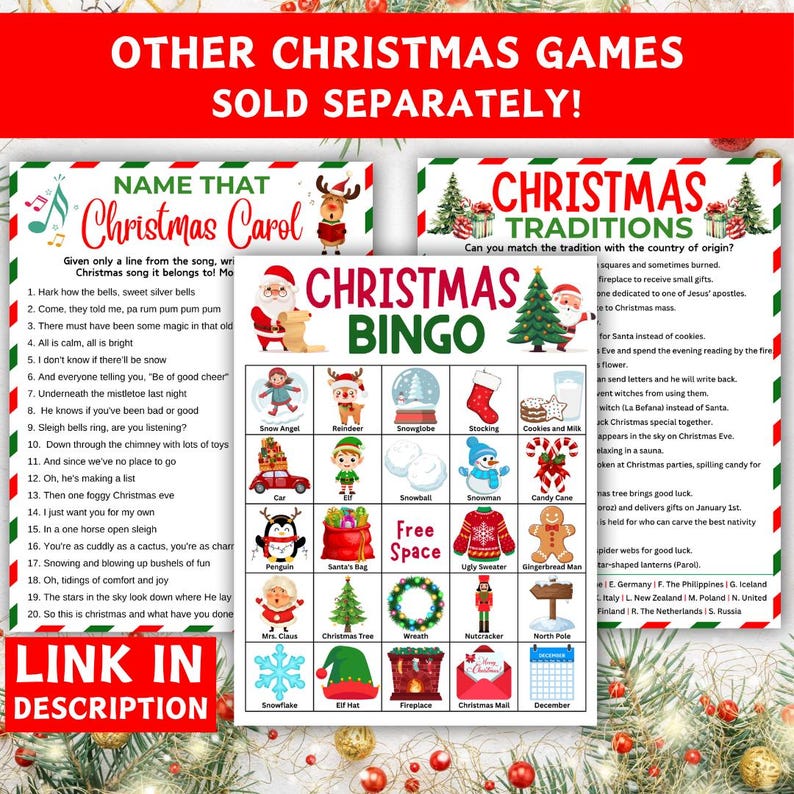Christmas True or False Game, Printable Christmas Game, Christmas ...