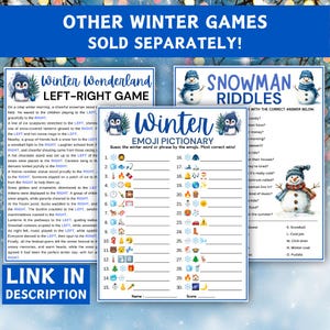 Winter Which Came First Game, Winter Trivia Quiz, Printable Holiday ...