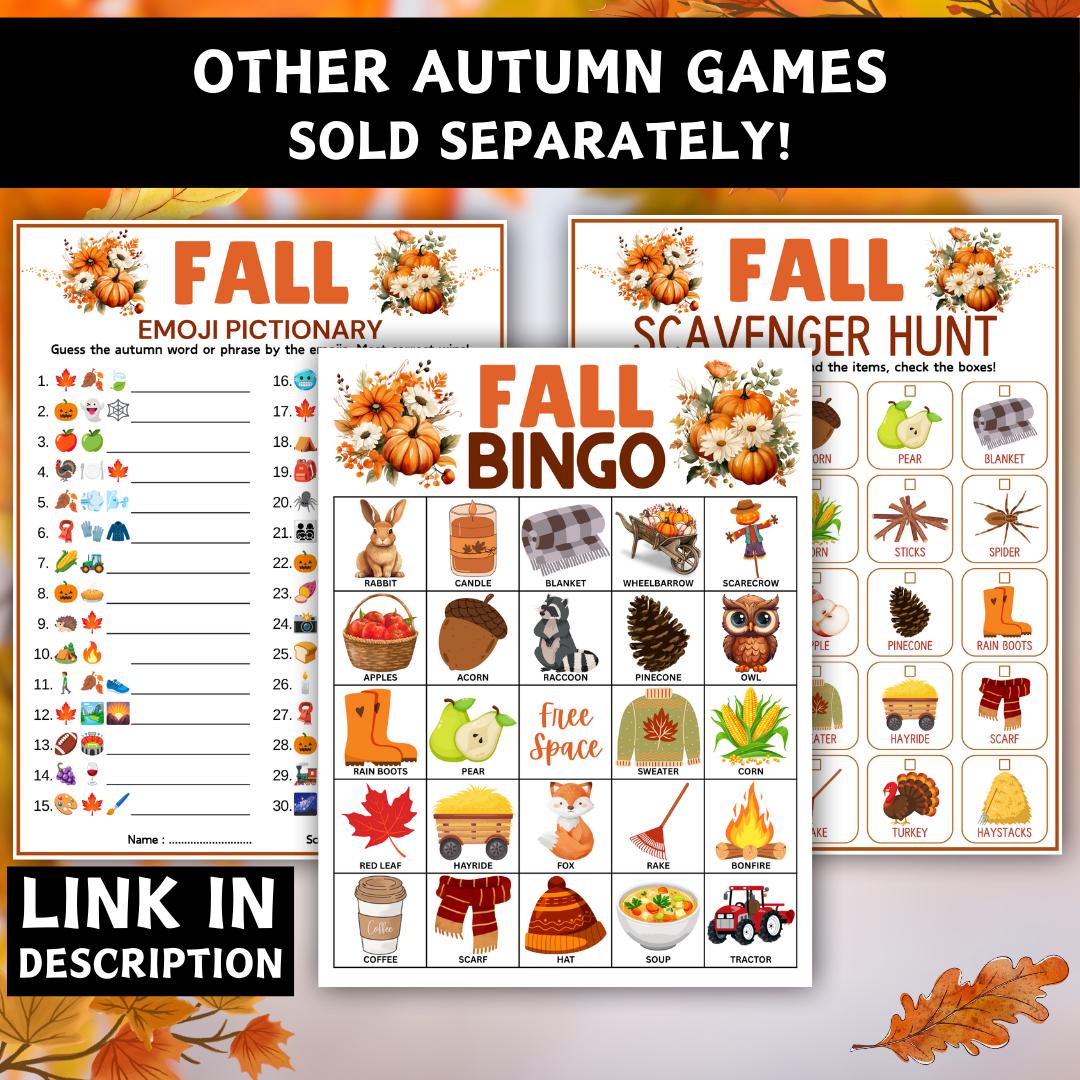 Fall Cryptogram Game, Autumn Cryptogram Puzzle, Printable Autumn Game ...