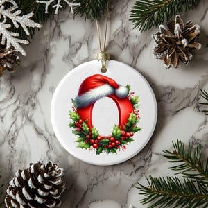 Christmas Floral Alphabet & Numbers Clipart, Christmas Letters ...