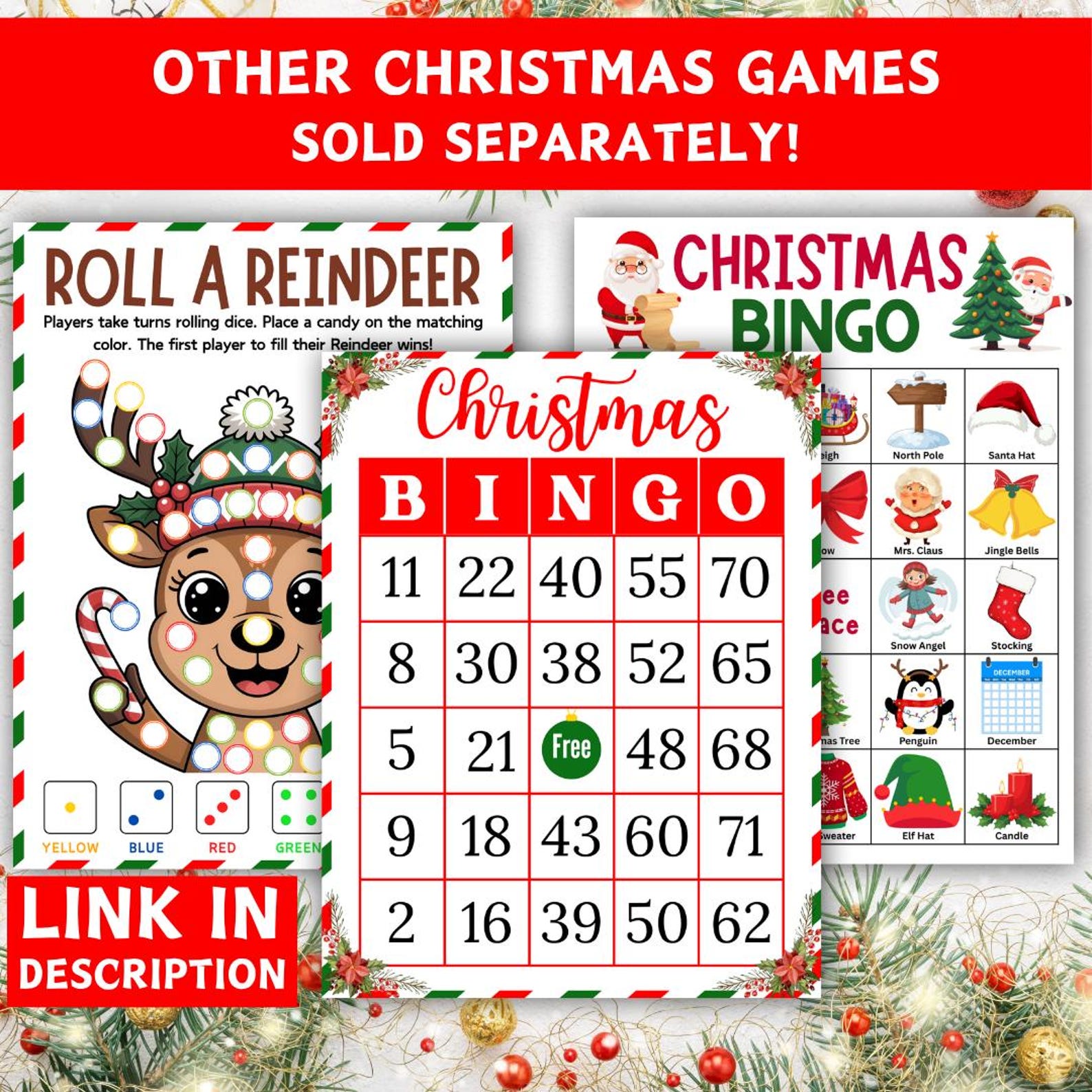 What's in the Bag Christmas Game, Printable Christmas Game, Christmas ...