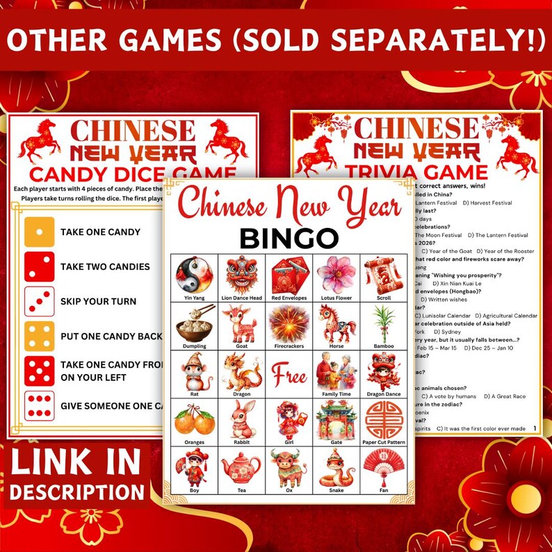 Chinese New Year Fact or Fiction Game, Lunar New Year Activity ...