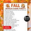 Apple Trivia Game, Fall Trivia Game, Halloween Party Game, Autumn ...
