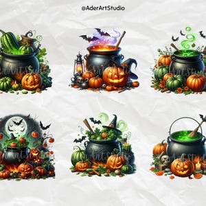 Halloween Witch Cauldron Clipart, Witches Cauldron Clipart, Cauldron ...
