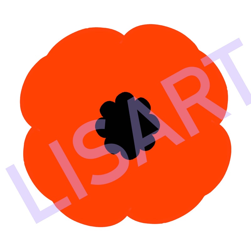 Poppy Craft Template Pdf - Etsy UK