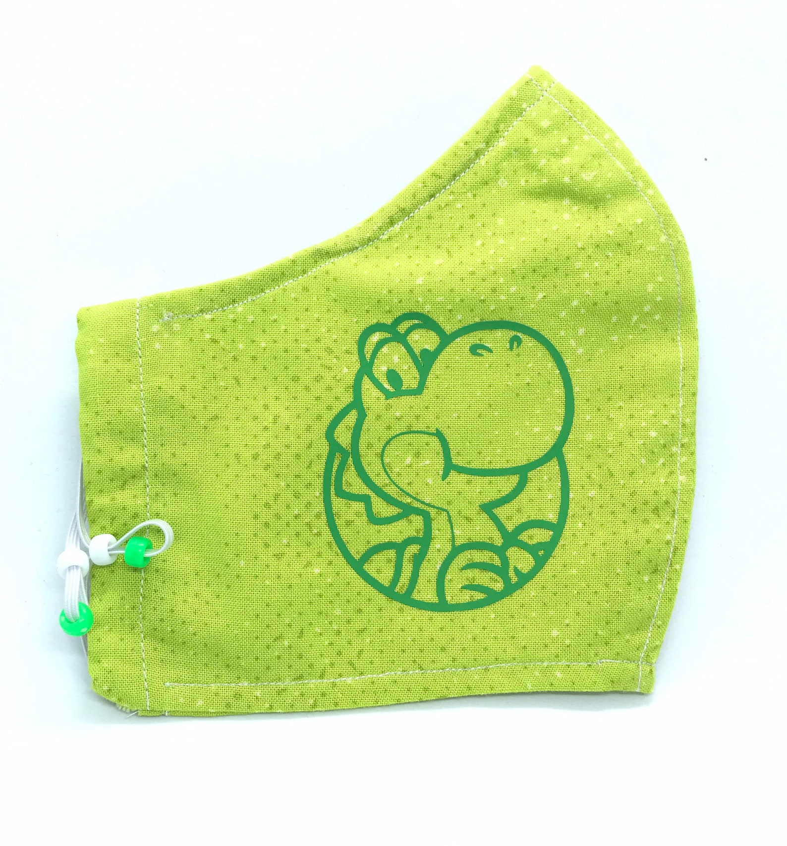 Yoshi Nintendo Washable adjustable face mask with nose wire & | Etsy