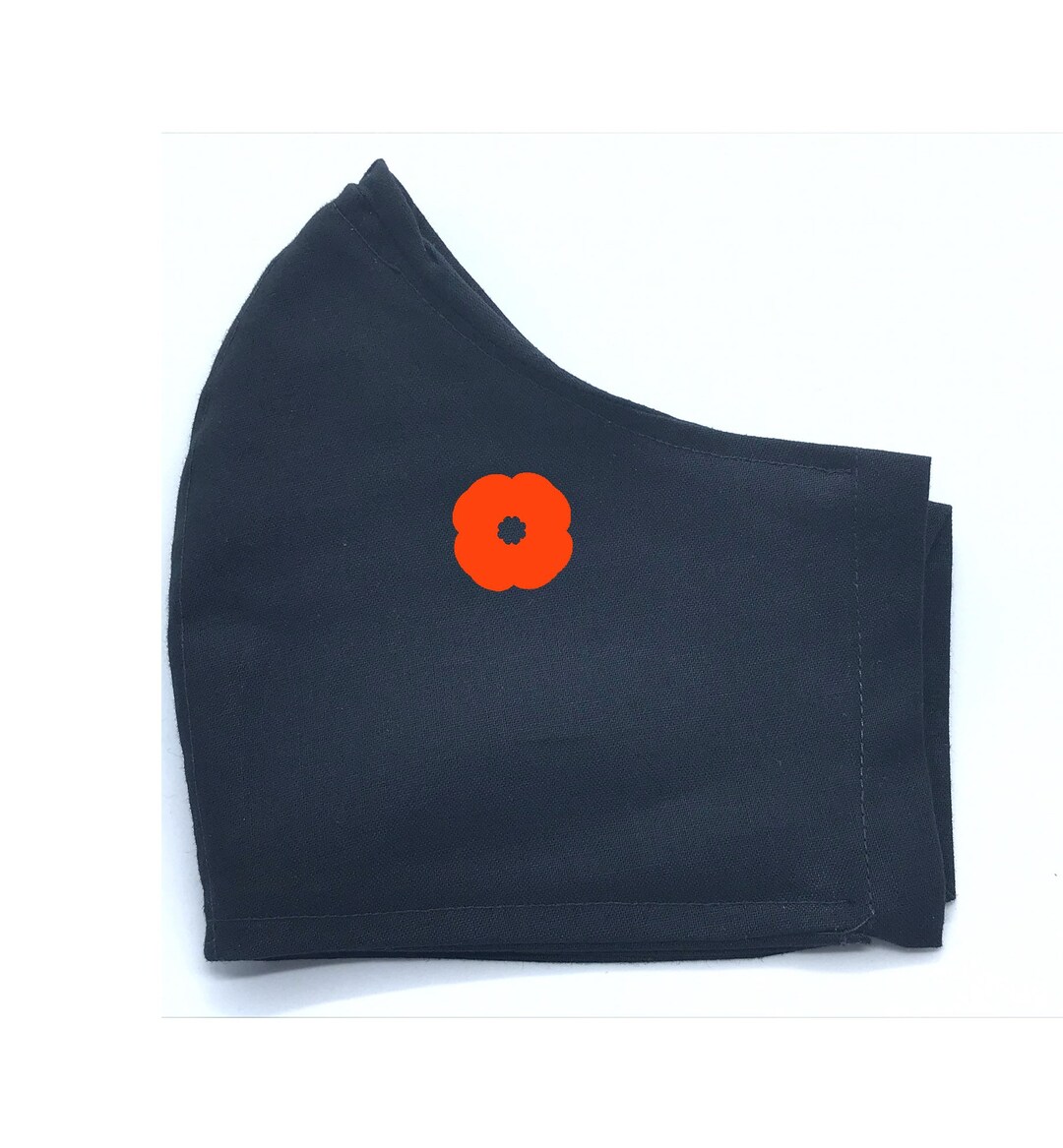 Red Poppy Face Mask Remembrance Day Washable Face Mask With - Etsy Canada