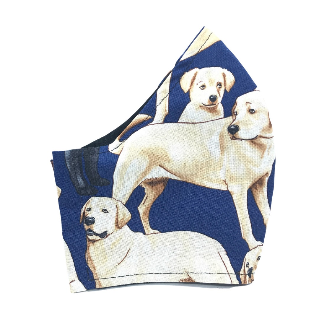 Labrador Retriever Dog Adjustable Face Mask Covers Covers With - Etsy