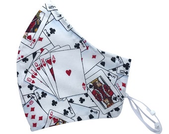 Playing Cards Face Mask - Etsy