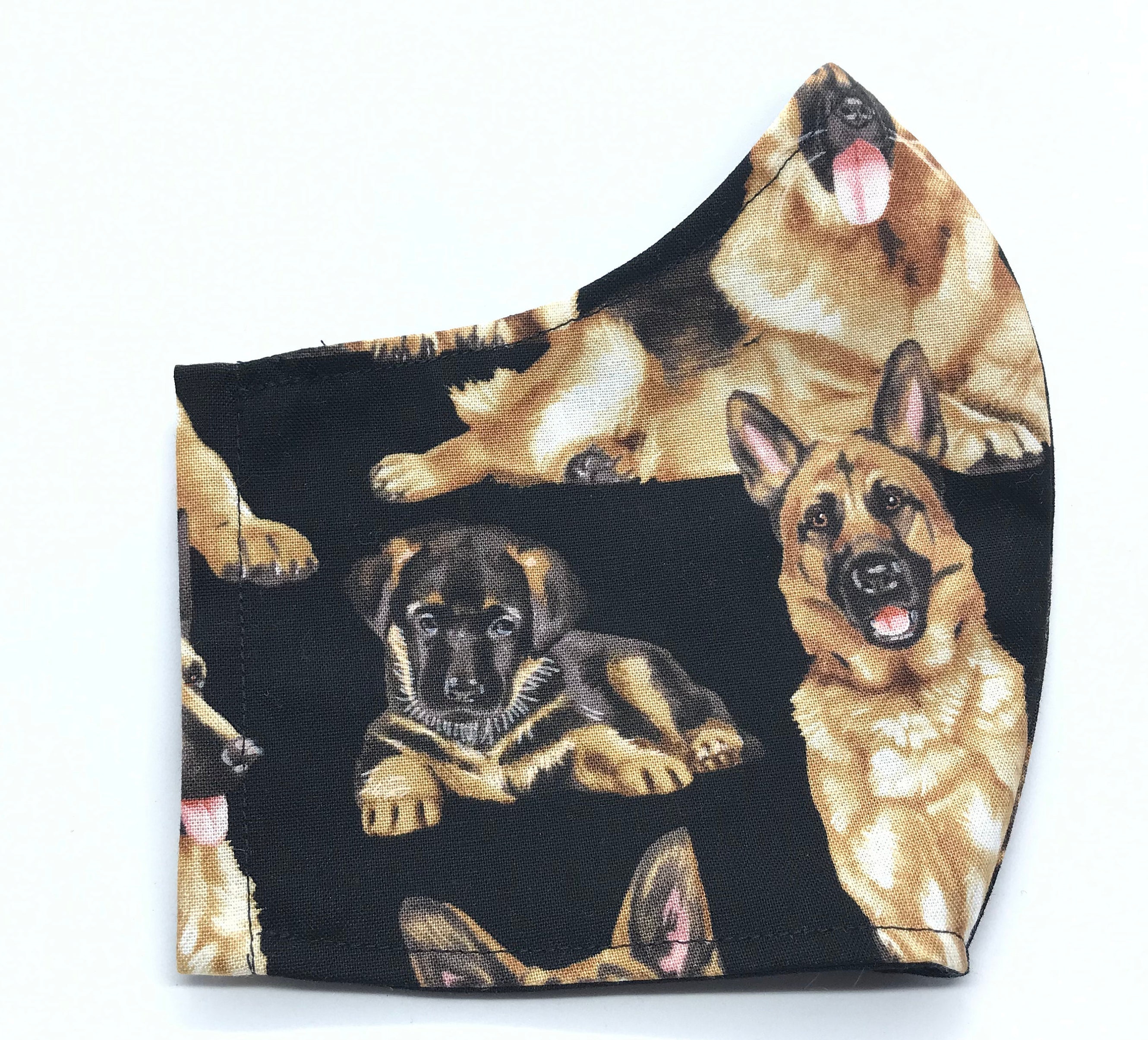 German Shepherd Dog Face mask with Nose Wire & Filter Pocket | Etsy