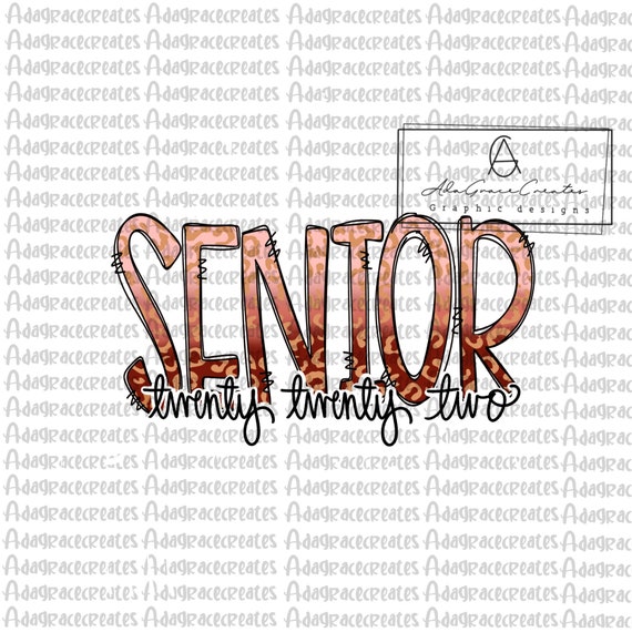 Senior Sublimation Design PNG Digital Download Printable - Etsy