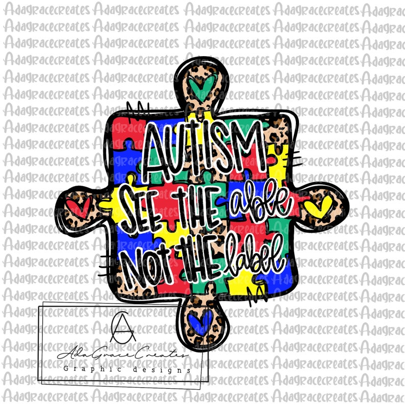 Autism See the Able Not the Label Autism Awareness Autism | Etsy