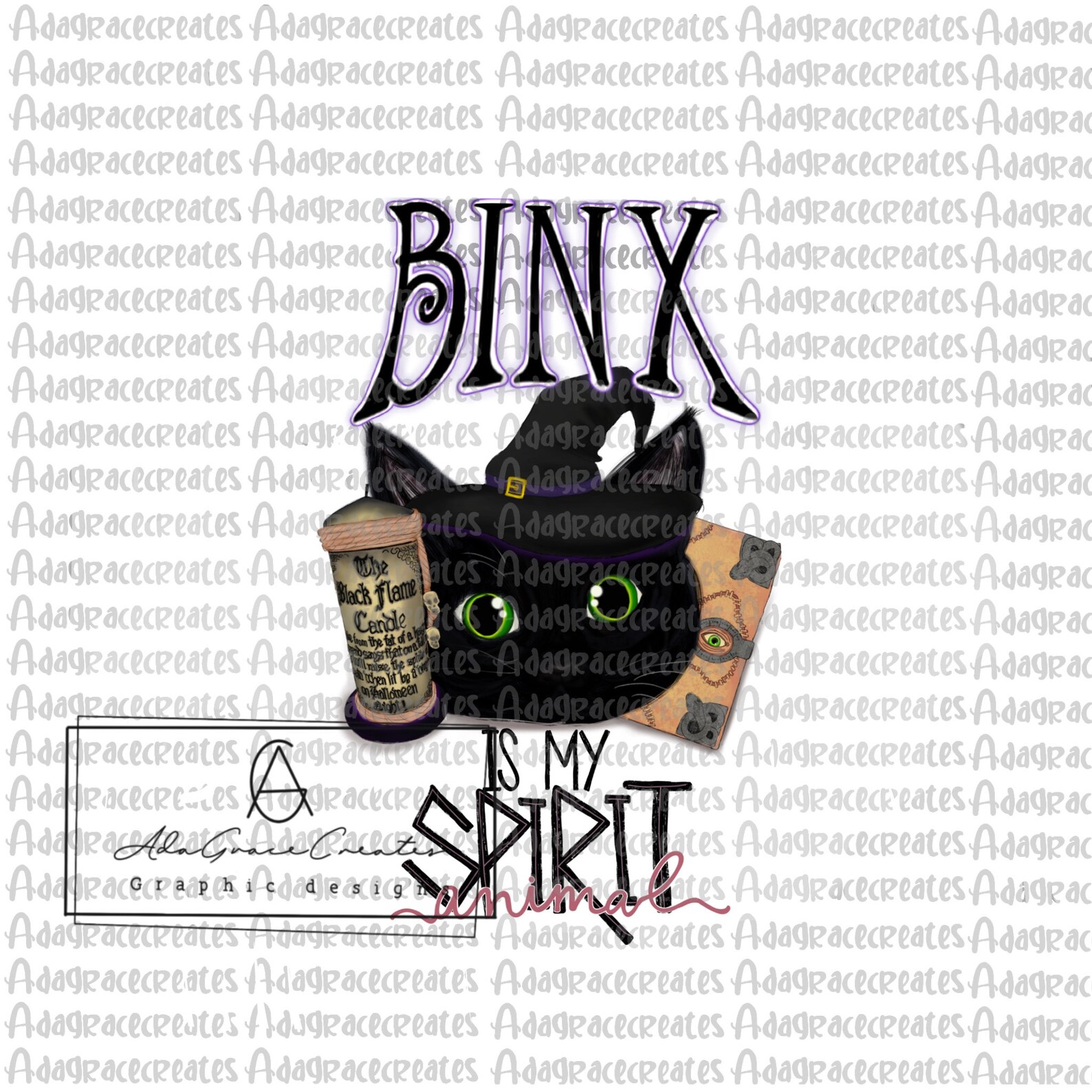 Hocus Pocus Png Binx is My Spirit Animal Digital | Etsy