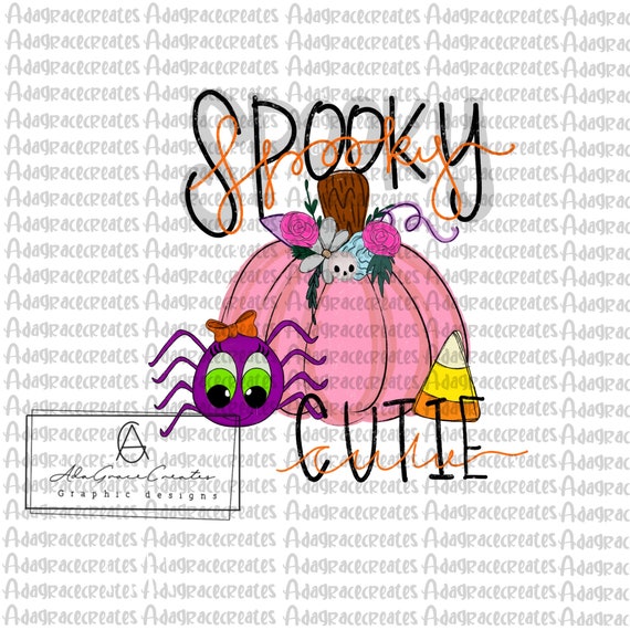 Spooky Cutie Kids Halloween Png Kids Halloween Designs | Etsy