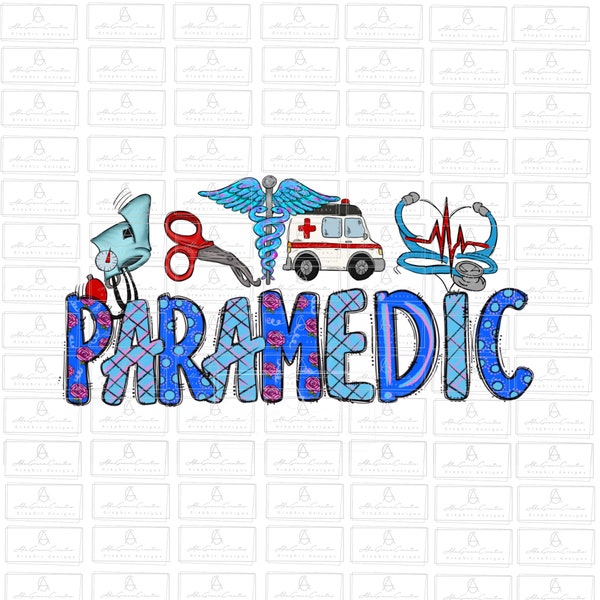 Paramedic Sublimation Designs - Etsy