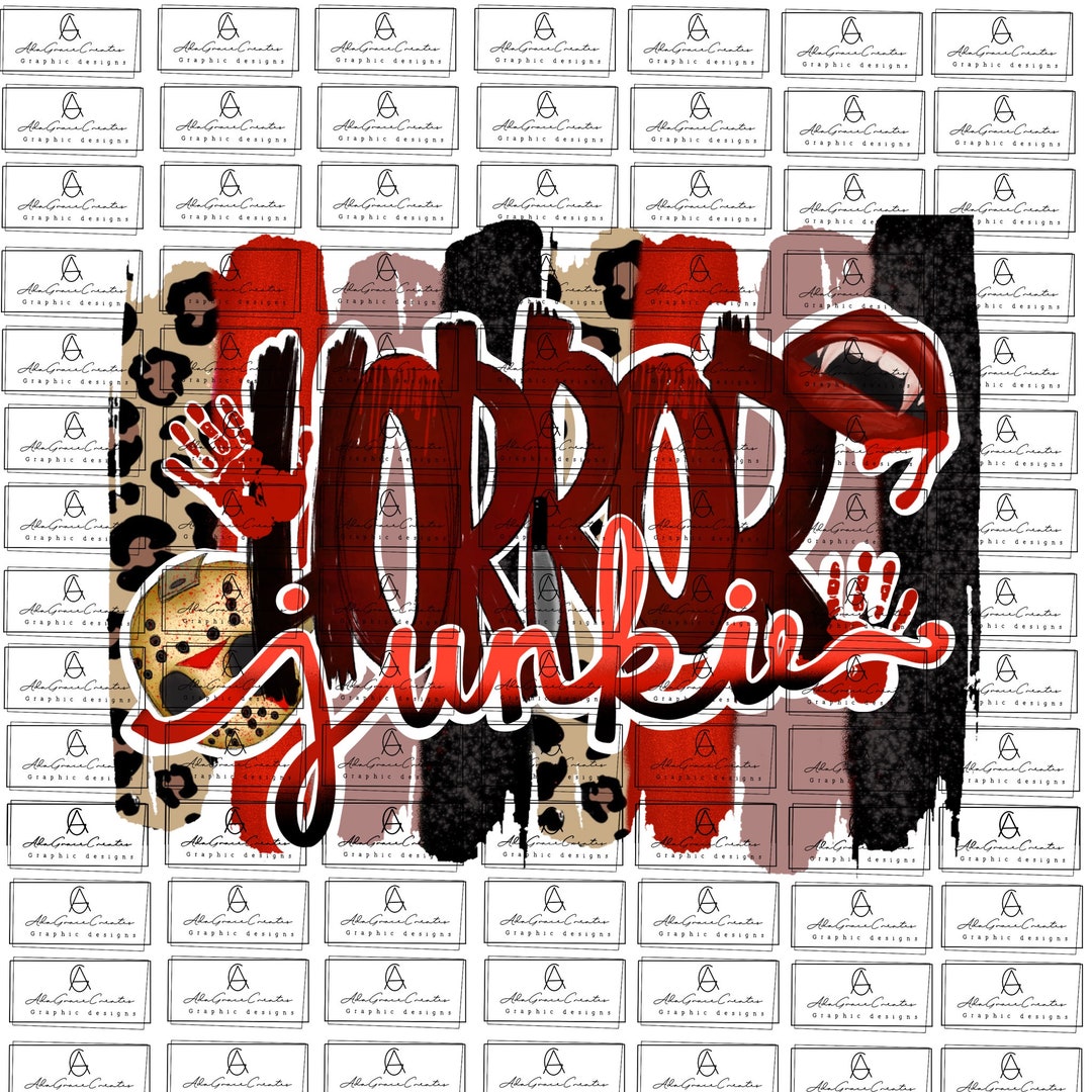 Horror Junkie Png, Spooky Season Png, Halloween Png, Scary Movie ...