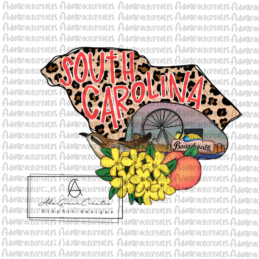 South Carolina State Png , Hand Drawn Clipart, South Carolina Clipart ...