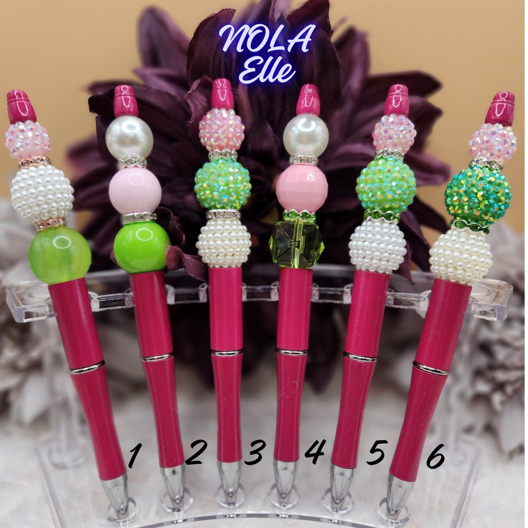 Pretty Pen Pink & Green Collection - Etsy