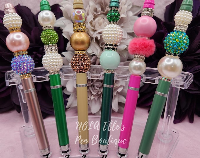 Pretty Beaded Stylus Pen Combo - Etsy