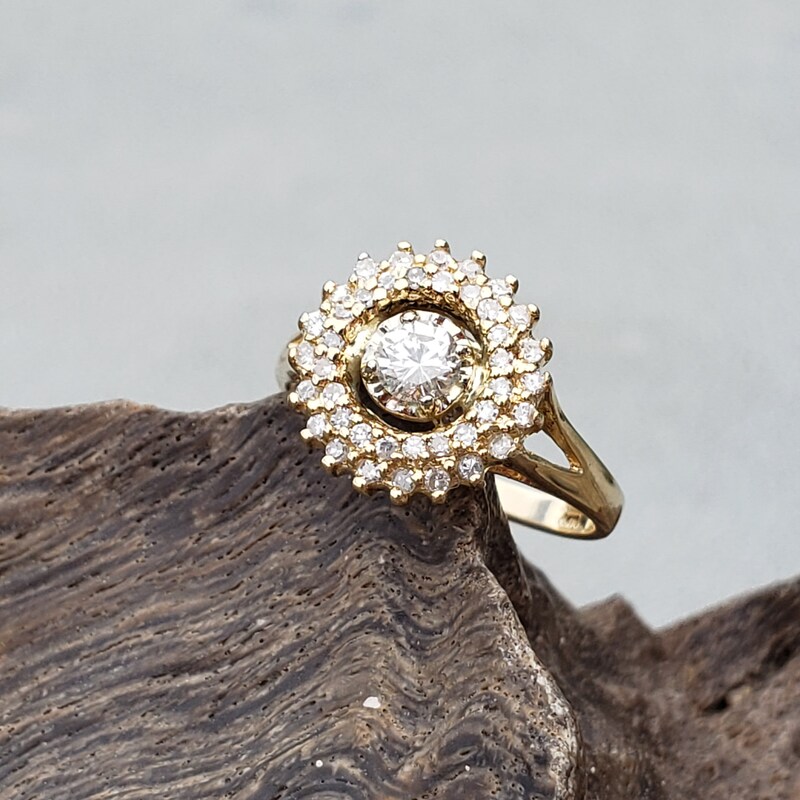 Estate Diamond Ring - Etsy