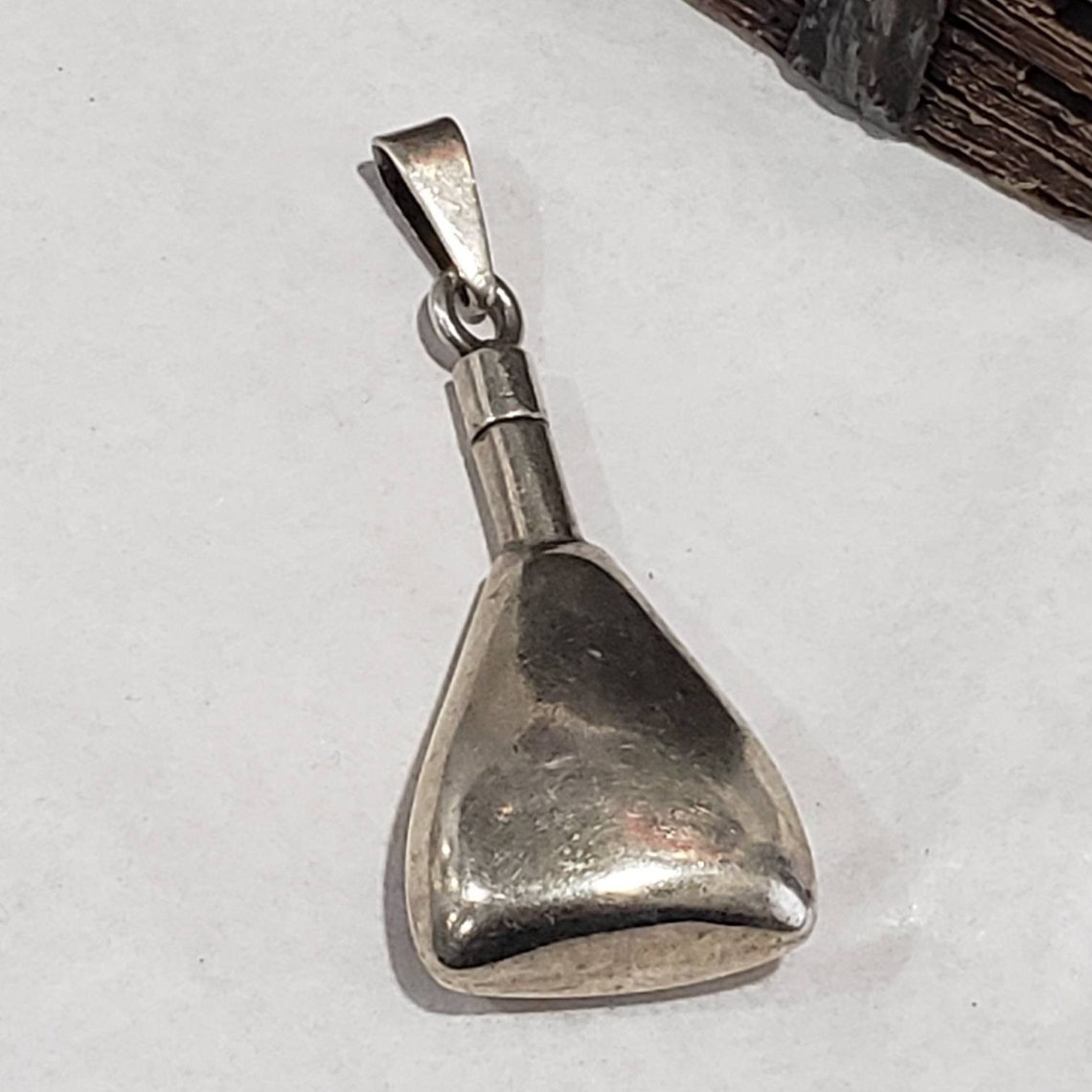 Perfume Dabbers Sterling Silver Triangle Shape Pendant Taxco | Etsy