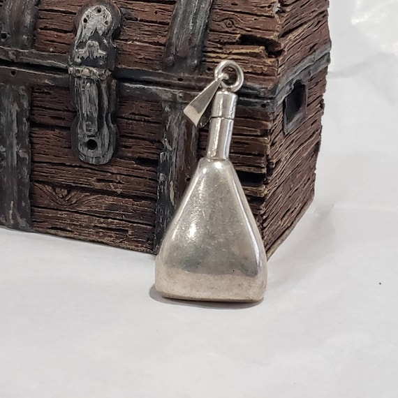 Perfume Dabbers Sterling Silver Triangle Shape Pendant Taxco - Etsy