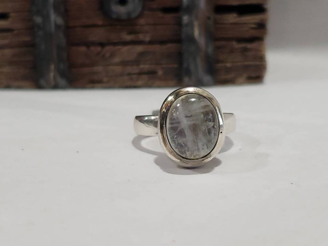 Labradorite Sterling Silver Ring / Moonstone Sterling Silver - Etsy